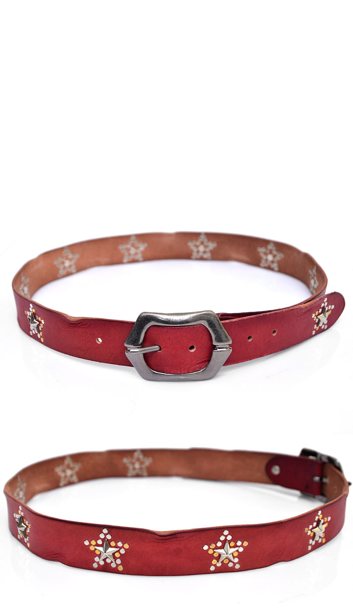 Accessories :: Belts :: Last 1) Multi Metal Star Stud Wrinkled Vintage ...