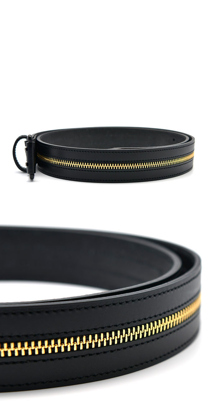 Accessories :: Belts :: Silver Star Gold Zipper Designer-Belt 142 ...