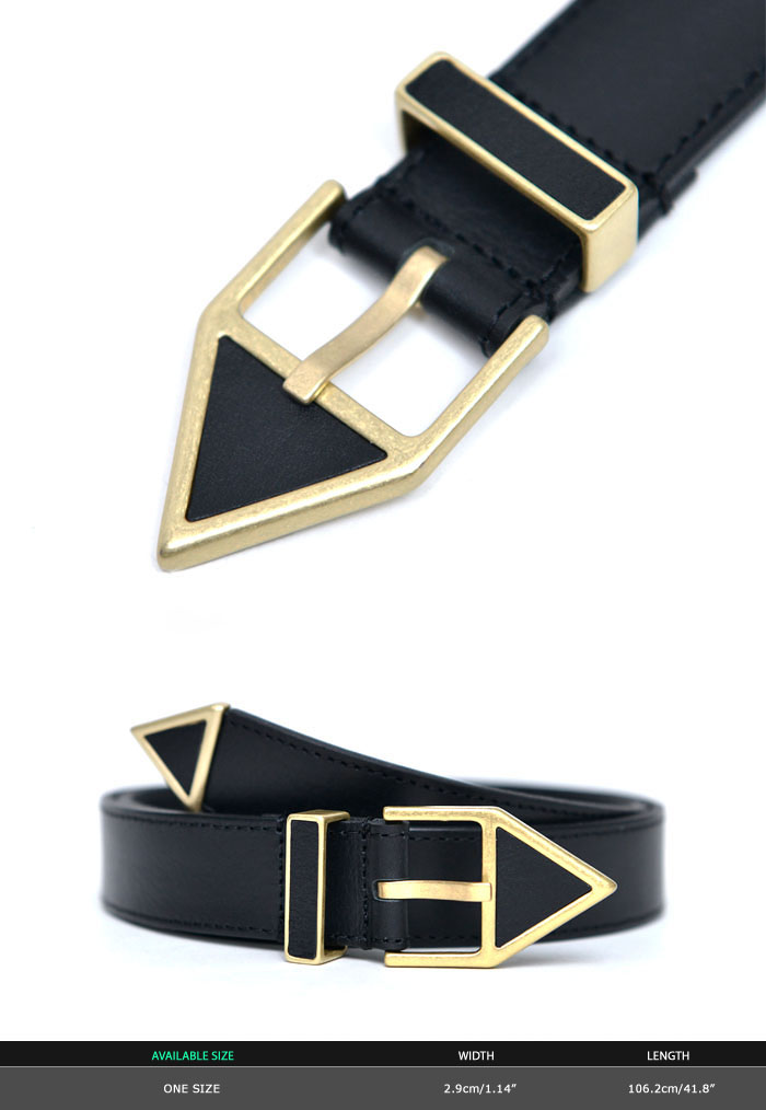 Accessories :: Belts :: Gold Triangle Designers Buckle-Belt 147 ...