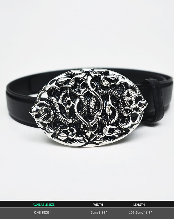 Accessories :: Belts :: Stunning Designers Antique Silver Medusa Buckle ...