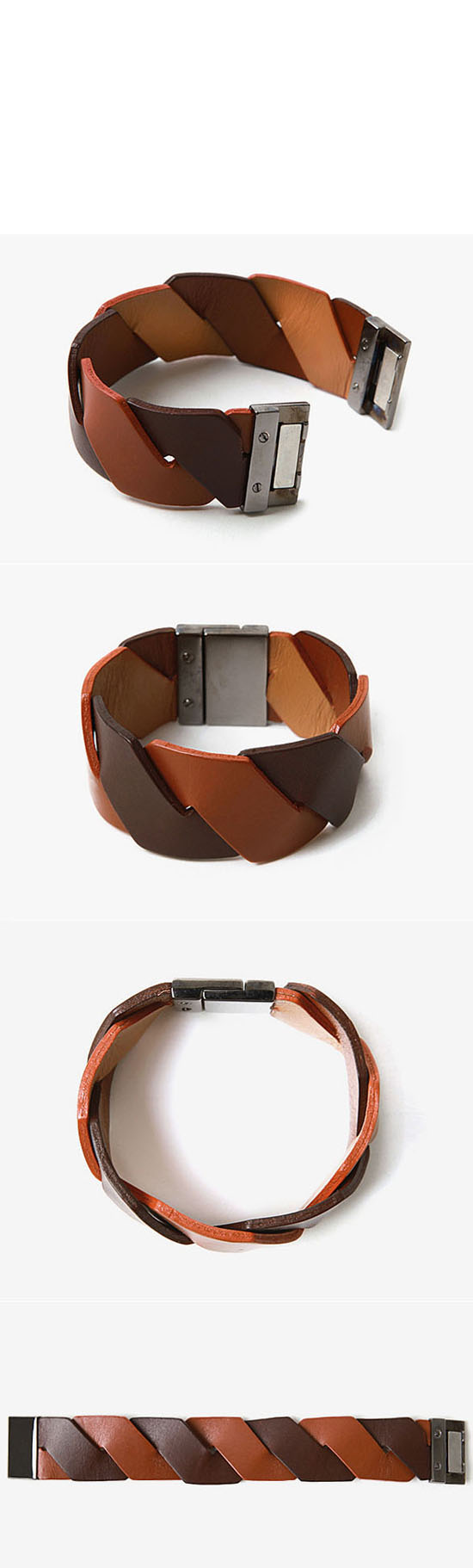 Accessories :: Bracelets :: Smart Reversible Leather Bracelet-Bracelet ...