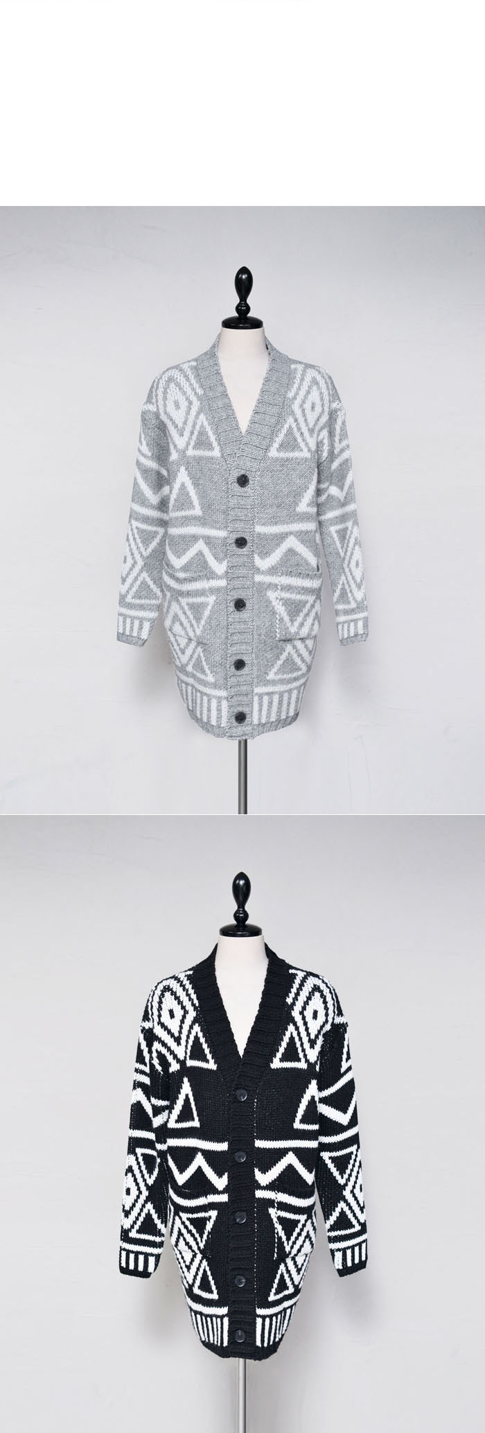 Outerwear :: Cardigans :: Tribal Pattern Long Sweater-Cardigan 214 ...