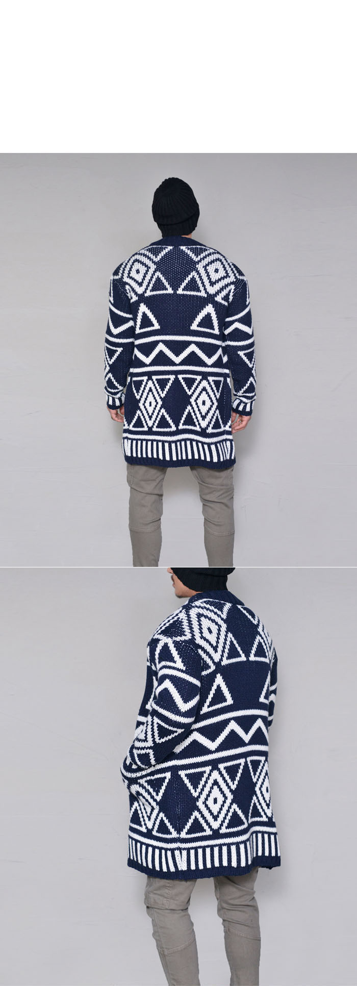 Outerwear :: Cardigans :: Tribal Pattern Long Sweater-Cardigan 214 ...