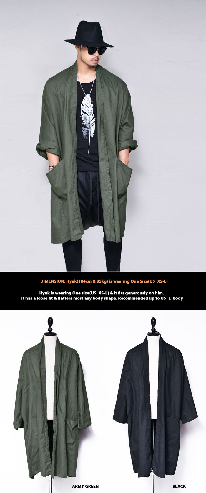 Outerwear :: Jackets :: Avant-garde Linen Box Coat-Jacket 318 - GUYLOOK ...