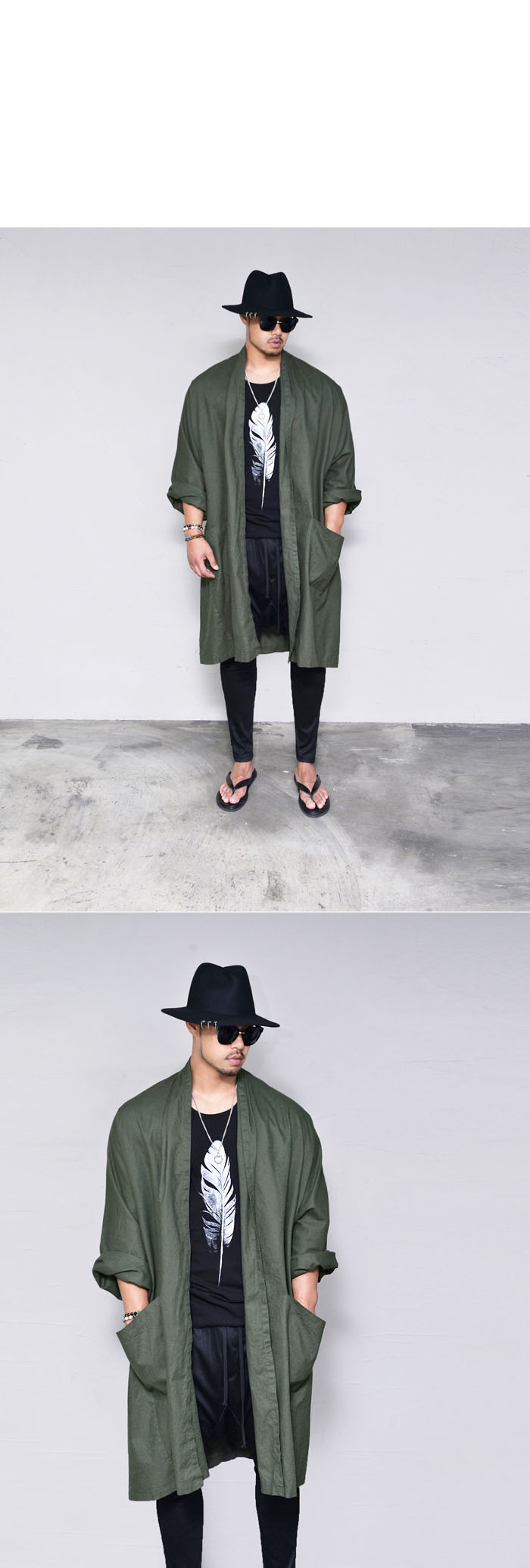 Outerwear :: Jackets :: Avant-garde Linen Box Coat-Jacket 318 - GUYLOOK ...