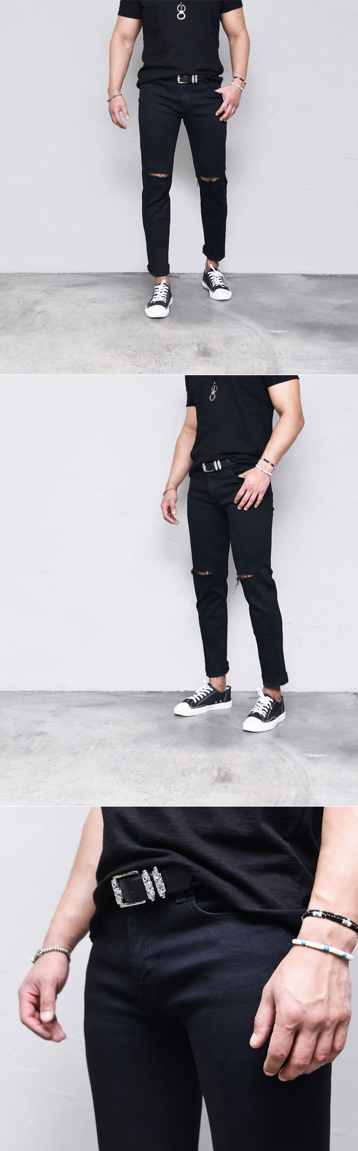 Bottoms :: Jeans :: Super Stretchy Vintage Black-Jeans 457 - GUYLOOK ...