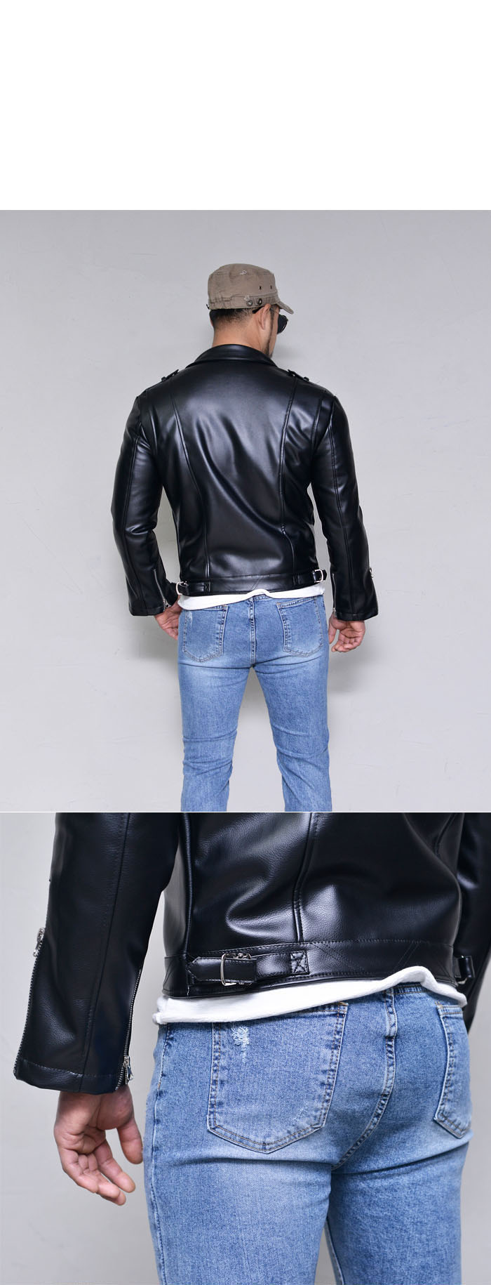 Outerwear :: Leather Jackets :: Urban Zipper Leather Biker-Leather 159 ...