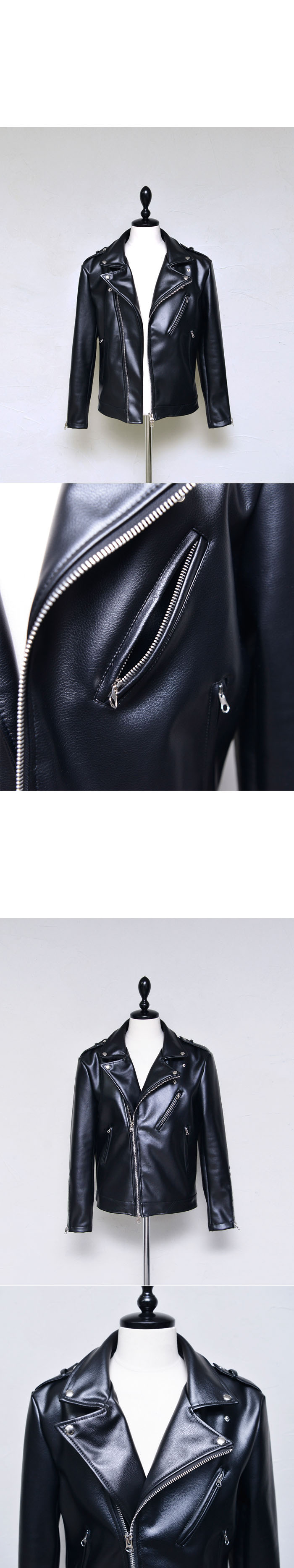 Outerwear :: Leather Jackets :: Urban Zipper Leather Biker-Leather 159 ...
