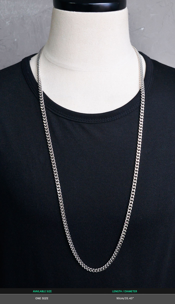 Accessories :: Necklaces :: Long Silver Metal Chain-Necklace 238 ...