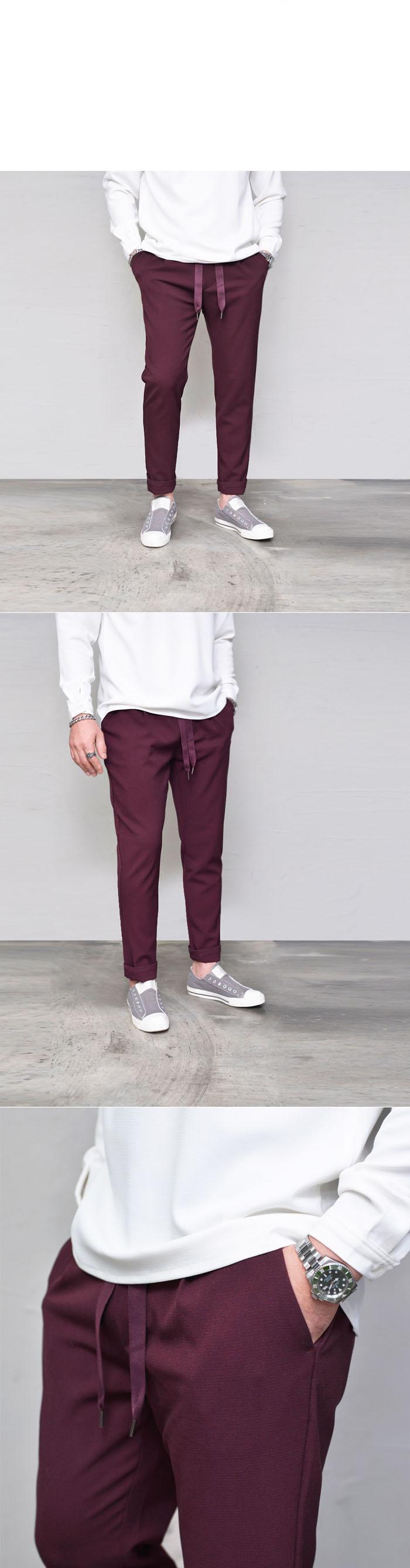 Sales :: Bottoms :: Designer S/S Banding Slacks-Pants 269 - GUYLOOK Men ...