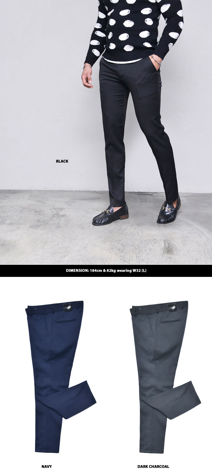 Bottoms :: Pants :: Slim Urban Dress Slacks-Pants 400 - GUYLOOK Men's ...