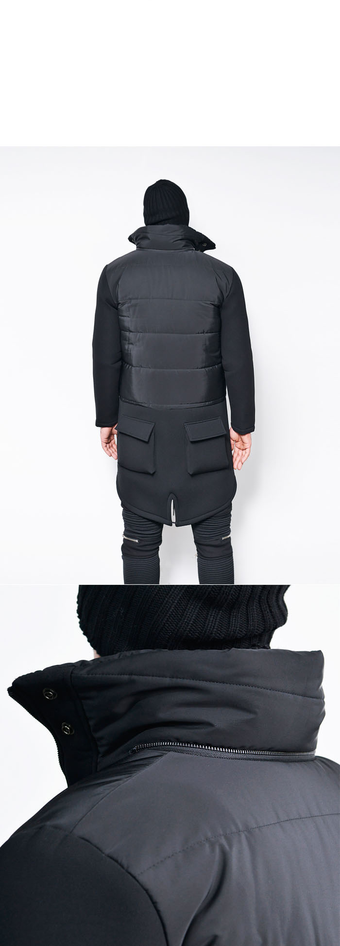 Outerwear :: Parkas :: Re) Cargo Back Pocket Detachable Hood Neoprene ...