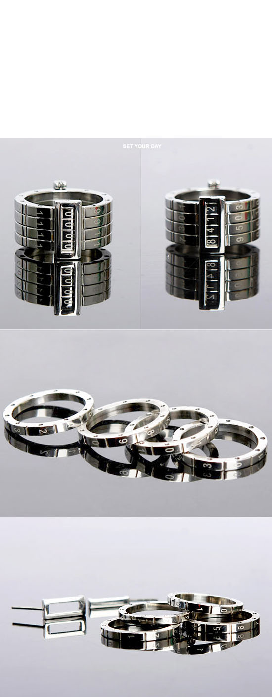 Date Setting Spinner Ring For A Couple