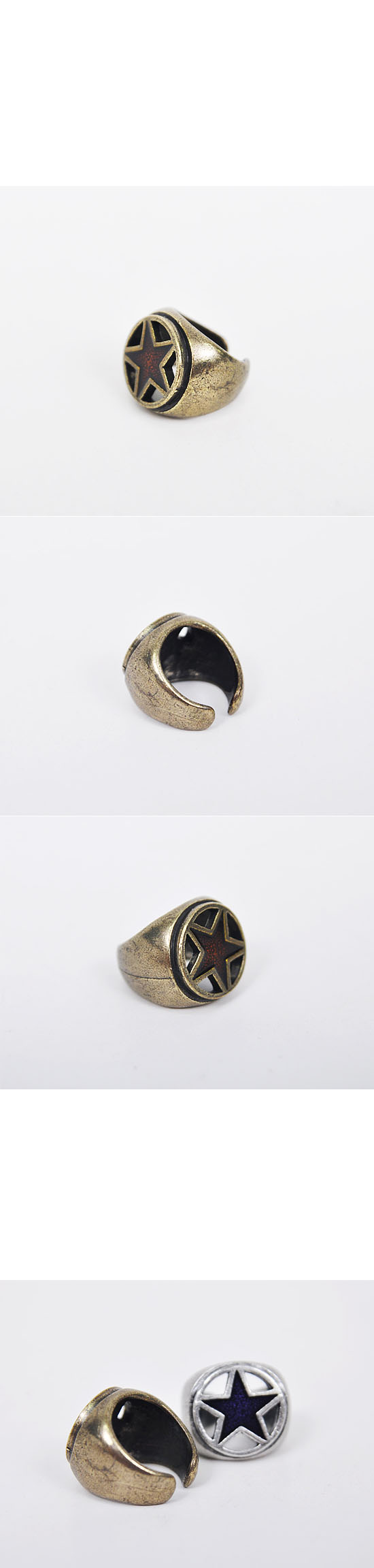 Accessories :: Rings :: Funky Star Accent Vintage Ring-Ring 08 ...