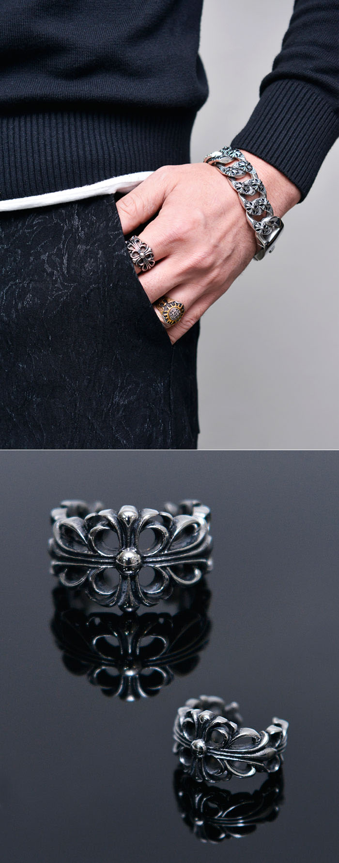 Accessories :: Rings :: Steel Open Gladiator Armor-Ring 74 - GUYLOOK ...