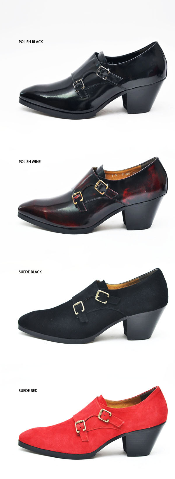 Shoes :: Custom 7cm Kill Heel Double Monk-Shoes 264 - GUYLOOK Men's ...