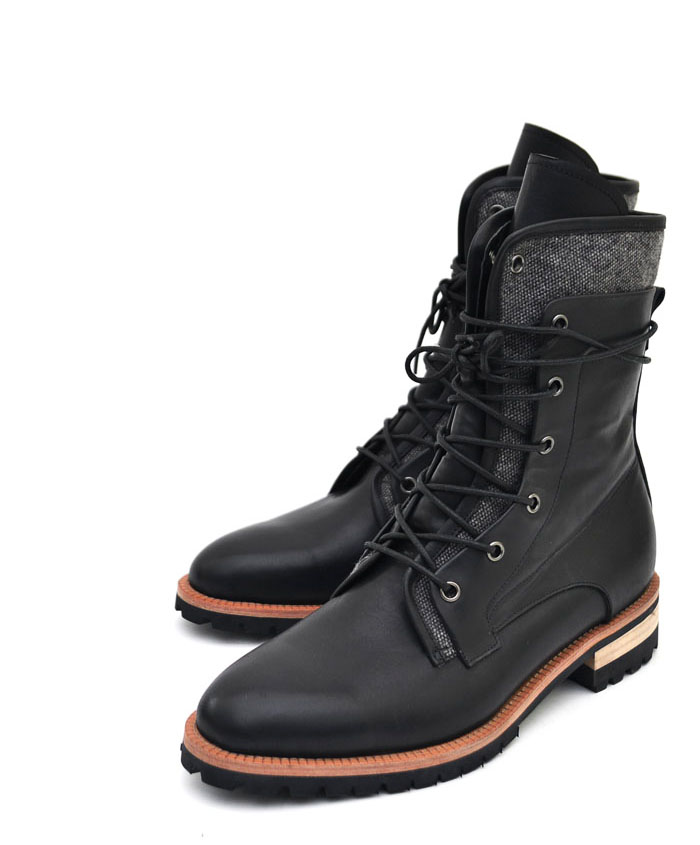 Shoes :: Double Contrast Layer High Boots-Shoes 354 - GUYLOOK Men's ...