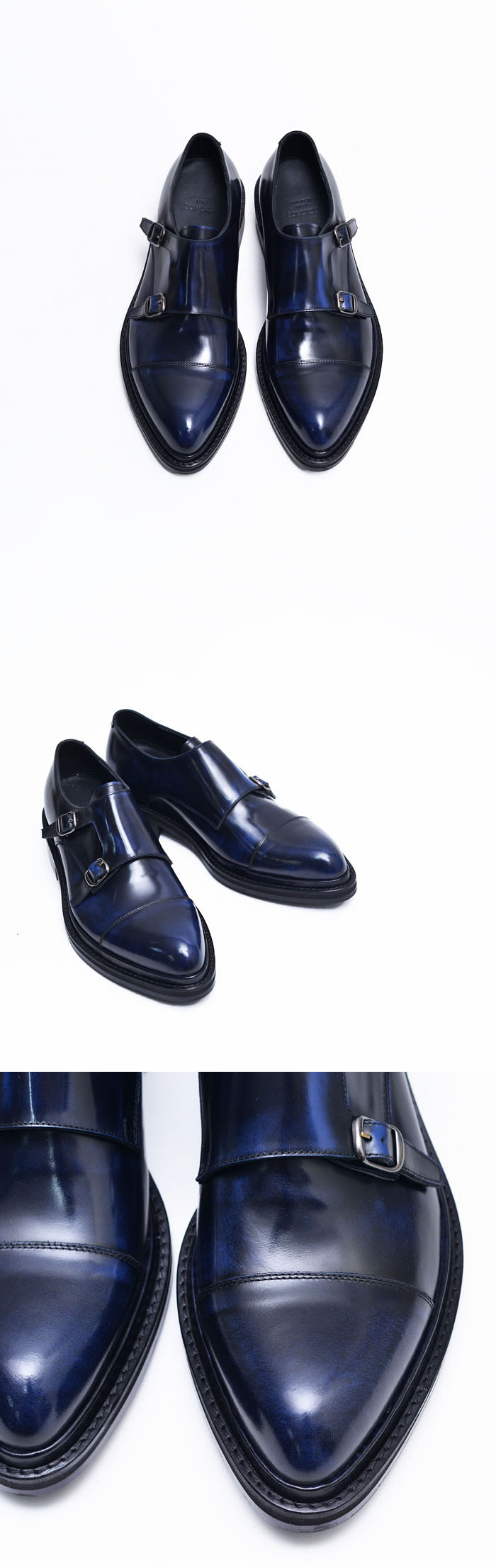 Shoes :: Top Notch Double Monk Brogue-Shoes 468 - GUYLOOK Men's Trendy ...