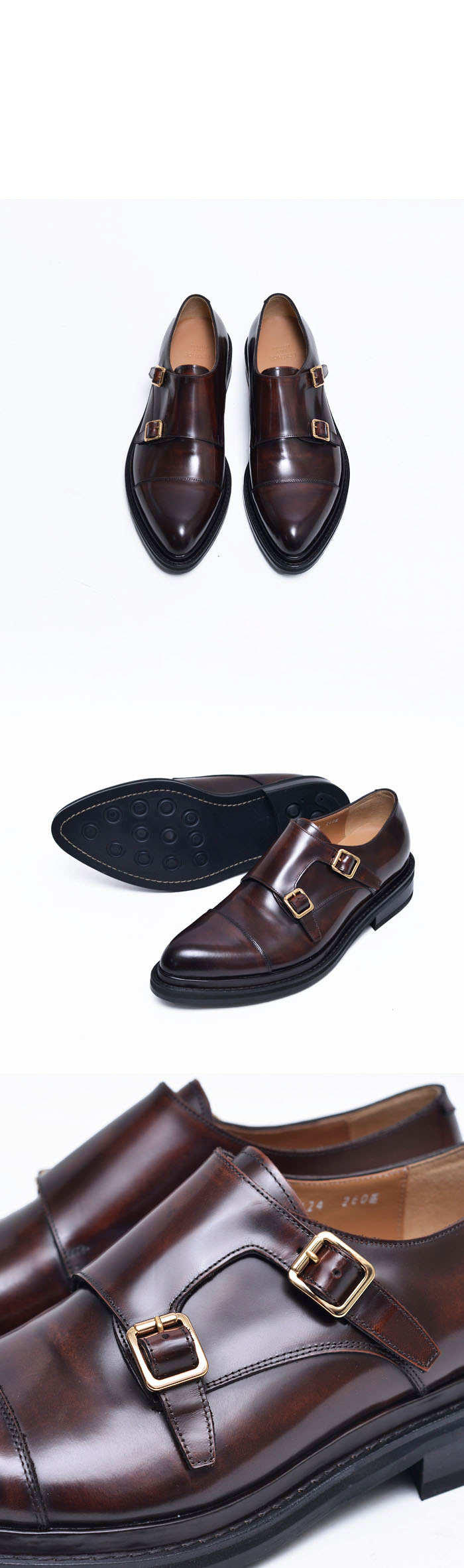 Shoes :: Top Notch Double Monk Brogue-Shoes 468 - GUYLOOK Men's Trendy ...