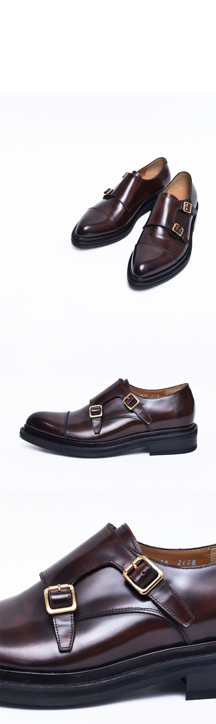 Shoes :: Top Notch Double Monk Brogue-Shoes 468 - GUYLOOK Men's Trendy ...
