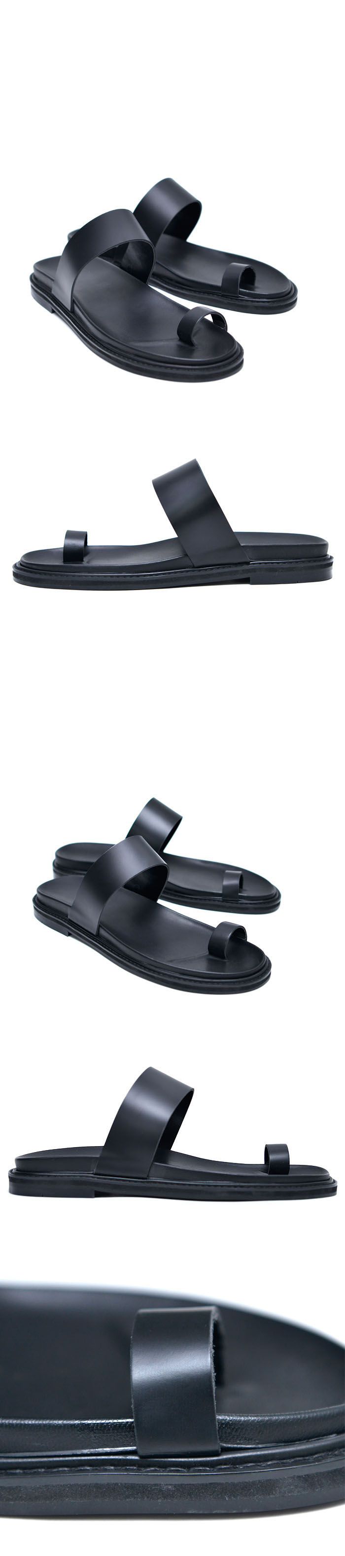 Shoes :: Uber-Sleek Cowhide Leather Sandal-Shoes 567 - GUYLOOK Men's ...
