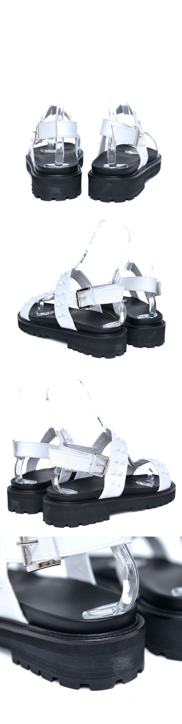 Shoes :: Sandals :: Square Stud Kipskin Custom Sandals-Shoes 571 ...