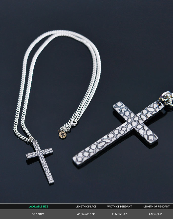 Accessories :: Necklaces :: Stone Cross Chain-Necklace 322 - GUYLOOK ...